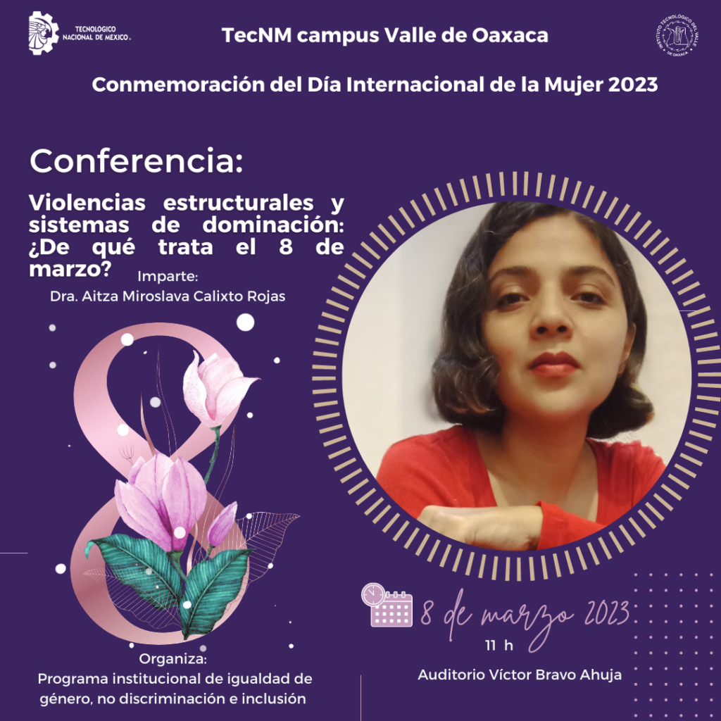 Conmemoración del Día Internacional de la mujer 2023 - TecNM / I. T ...